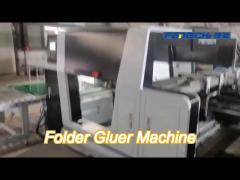 Automatic Corrugated Folder Gluer Machine Folding And Gluing Machine 2500 Sheets/Hour