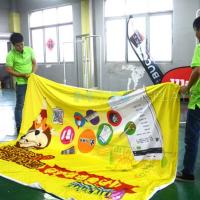 China Custom Double Sided Banners Cafe Barrier Banners For Outside for sale