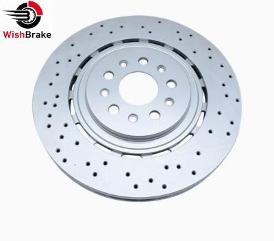 China Custom Drilled & Slotted Works Modified Brake Discs For Racing Car Brake System Parts Slotted And Drilled Disc Brake Rotor For Toyota Camry OEM 4351206060 High-Quality Car Brake Disc for sale