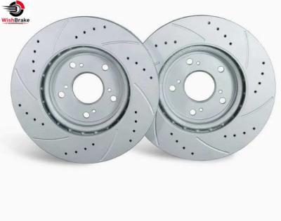 China Wholesale Customized Plain Solid Vented Ventilated Slotted Drilled Ceramic Cast Iron Composite Brake Disc For Toyota for sale