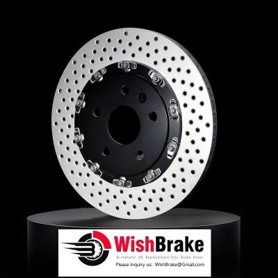China High Performance Aftermarket Car Automotive Parts Disc Brake Rotor Drilled And Slotted Front Brake Disc for sale