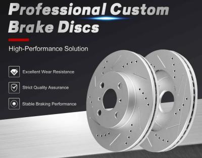 China High Cost Performance Ratio Brake Disc Coated Geomet Anti-Rust Rear Brake Discs Aftermarket Rear Brake Discs for Honda Civic Fd/Fb /Acura Csx Ilx for sale