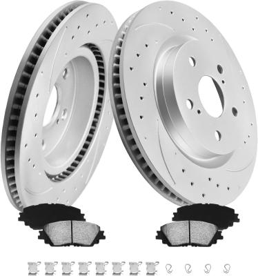 China Anti Rust Zinc Plated Brake Disc Rotor With Geomet Coating Geomet Coated Anticorrosion Brake Disc Rotor for BMW_E39 34116756090 for sale