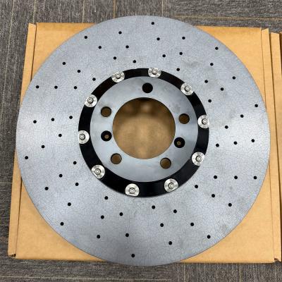 China Rotor for Dodge Charger Challenger Ram 1500 New Racing Carbon Ceramic Brake Disc With 332/ 355/380/405/400/410/420/440mm Carbon Rotors Universal for sale