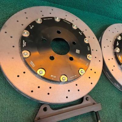 China 330/355/380/390/410/420mm Car Carbon Ceramic Fiber Brake Disc Rotor For Gtr R35 Bm W M5 M6 E92 M3 AUD I Q7 R8 Porsch E Cayenne 420mm Rotor for Audi RS6 RS7 Porsche for sale