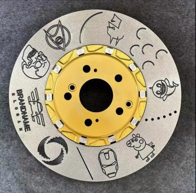 China 374*36mm 2-Piece Brake Disc Floating Front For BMW G05/06/07/12/14/30/32 OE#34116875283;34106875284 Universal Custom Size 2-Piece Floating Brake Disc 330mm 355mm 356mm 360mm Groove Dill for Cars for sale