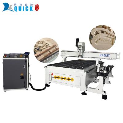 中国 1325 4axis CNC Carving Machine 3d Wood Carving Machine 販売のため