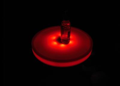 China Wine Tray Outdoor Glow Furniture , Charging Luminous Circular Illuminated Led Furniture for sale