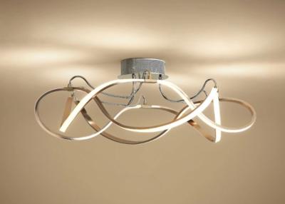 China 3d Led Long Strip Living Room Ceiling Lights , 33-81W Bedroom Ceiling Lights for sale