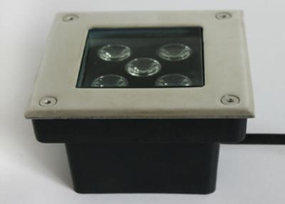 China 5W Square Led Underground Lamp Ip67 Stainless Steel High Efficacy 450 Lm for sale