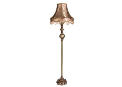 China Brushed Nickel Finish Led Floor Lights 110V-220V European Style Iron Fashion Floor for sale