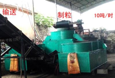China 7-9 ton per hour Bio organic fertilizer granules making machine for sale