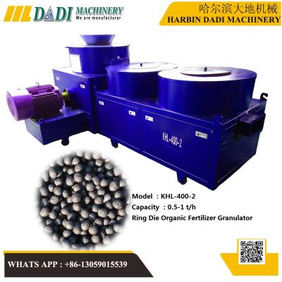 China KHL-400-2  Bio organic fertilizer uniform ball pellet making machine for sale