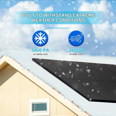 Cina Kit di pannelli fotovoltaici bifaciali monocristallini da 400W 10BB in vendita