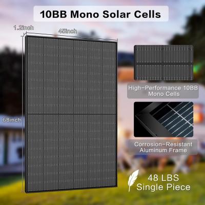 Cina Kit di pannelli fotovoltaici bifaciali monocristallini da 400W 10BB in vendita