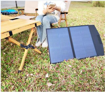 China FT60 painel solar dobrável 200w carregador cobertor impermeável IP65 com preto à venda