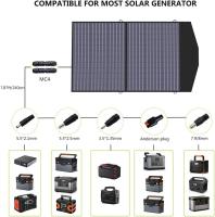 China Portable Solar Panel Folding Solar Panel Module 100W Ultralight Backpacking for sale