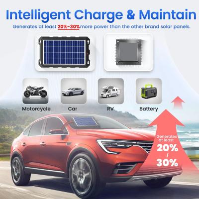 中国 7.5W ポータブルRv太陽電池充電器 太陽電池自動車バッテリーメンテナンス 12V 販売のため