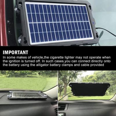 中国 7.5W ポータブルRv太陽電池充電器 太陽電池自動車バッテリーメンテナンス 12V 販売のため