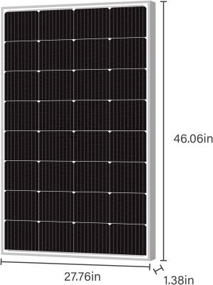 China 160W Off Grid Monocrystalline PV Cell Module Mono Poly Solar Panel 12V for sale