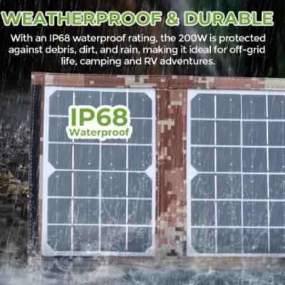 China Mini-buitenvouwbare zonnecompressiepanelen voor buitenkamperen Te koop
