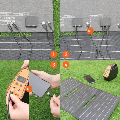 Cina 30 Watt Balcone portatile pannelli solari Silicio monocristallino impermeabile in vendita