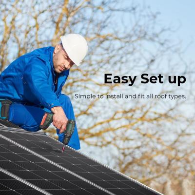Cina Pannelli solari monocristallini fotovoltaici per balconi 100 Watt 12V OEM in vendita