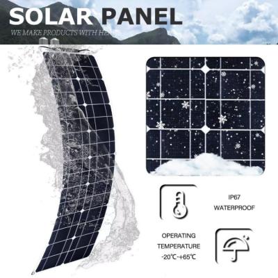 China Kit de painéis solares monocristalinos USB de 300W para autocaravanas 50A 12-24V à venda