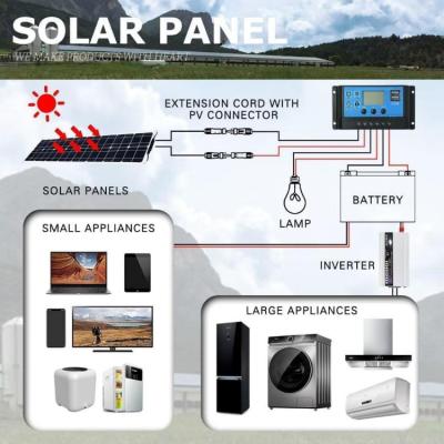China Kit de painéis solares monocristalinos USB de 300W para autocaravanas 50A 12-24V à venda