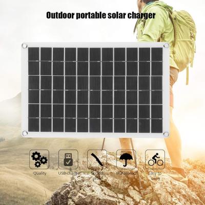 中国 軽量ポータブルソーラーパネル モノクリスタルセル 100W 12/24V USB出力 販売のため