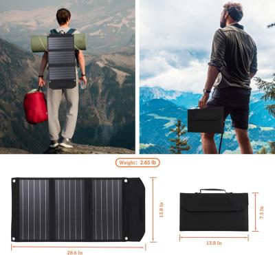 中国 30W 折りたたむポータブル 太陽光パネル 充電キット 屋外キャンプ 販売のため