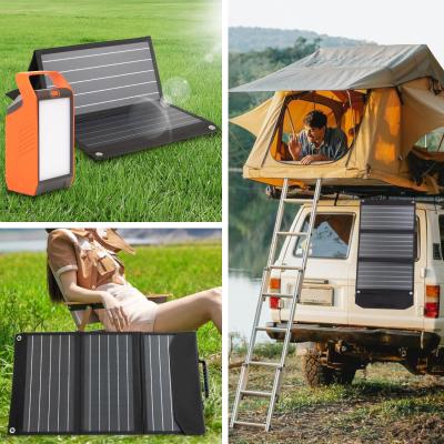 中国 30W 折りたたむポータブル 太陽光パネル 充電キット 屋外キャンプ 販売のため