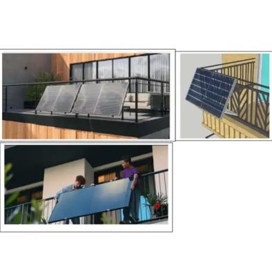 China 600w Gird Balkon Zonnepanelen Monokristallijn Silicium Te koop