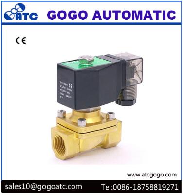 China Normally Close / Open Water Solenoid Valve With Stainless Steel / Brass Body Material for sale