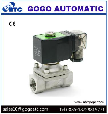 China 2 Way Direct Acting Solenoid Valve , 12V DC Solenoid Valve Zero Pressure Start Plug Type for sale
