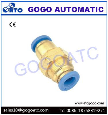 China Straight Pneumatic Quick Couplings For 4mm Pneumatic Pipe / Air Hose One Touch Joint for sale