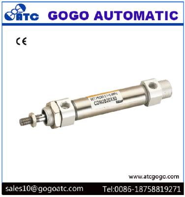China 20mm bore 50mm stroke AirTAC Type 20*50 Right Pneumatic CDM2B Long Stroke Double Acting Stainless Steel Mini Cylinder for sale