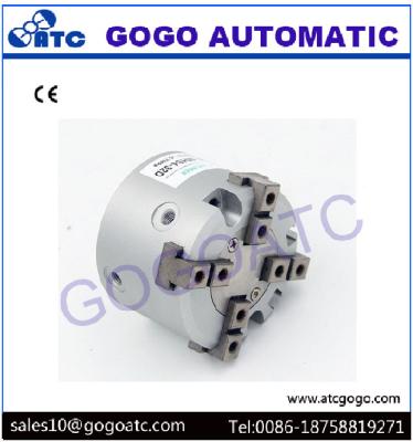 China Pneumatic Compact Air Cylinders Double Acting Parallel Grippers 0.1 - 0.6 Mpa Operating Pressure for sale