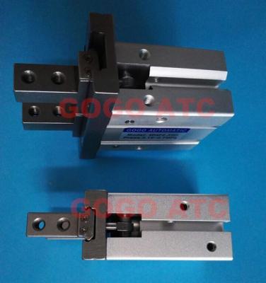 China Single Acting Normally Open Mini Compact Air Cylinders MHZ2-10S SMC Type Aluminium Air Clamps for sale