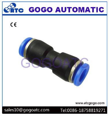 China Straight Quick Connect Hose Fittings 12mm Pneumatic Pipe One Touch Union Joint for sale