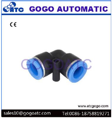 China L Type Air Elbow Pneumatic Stainless Hose Fitting 8mm Right Angle Pipe Joint for sale