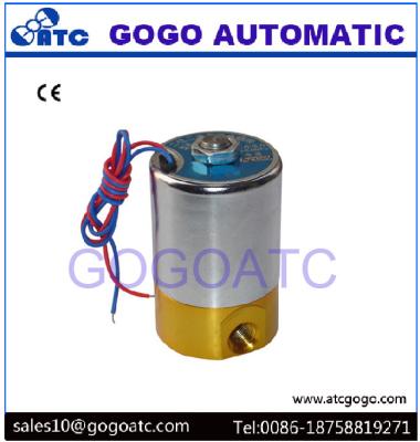 China Pilot valve micro solenoid valve water gas oil general  three way or two way Q23XD-2L for sale