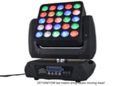 Cina Il carrello 25 di x 12w di alta luminosità LED del carrello del DJ piano della luce/quadrato si accende in vendita