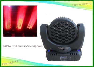 Cina 36 x 3 il lavaggio del fascio della luce RGBW del carrello di W IL RGB LED ha condotto le luci 304×26.7×16.7mm in vendita