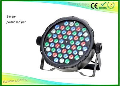 Cina Luce par del peso leggero 54 X 1w RGBW Dmx LED con il CE di plastica/ROHS della Camera in vendita