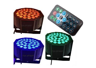 Cina Mini cuscinetto piano di plastica di nuovo di rf colore del telecomando 36*1.5w RGB tri, custodia in plastica in vendita