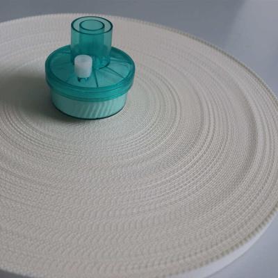 China Pleated 0.98mm Height Crepe HME Filter Paper MSDS Approved for sale