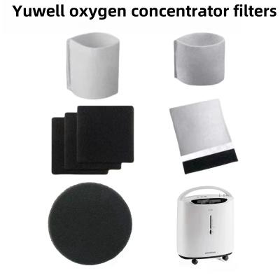 China Pleated Paper Oxygen Generator Filter for Yuwell New Condition Cotton Filter Screen Element and Felt Accessories for sale
