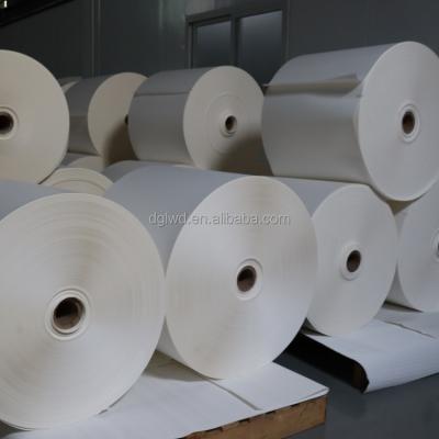 중국 90g/m2 골판지 HME 필터 용지, 220% 흡수율 및 의료용 습식 용지 적용을 위한 99.999% 효율 판매용