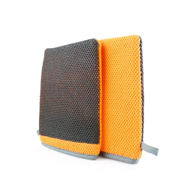 Quality Effective Cleaning Orange Car Clay Mitt For Car Washing And Detailing S M L XL for sale